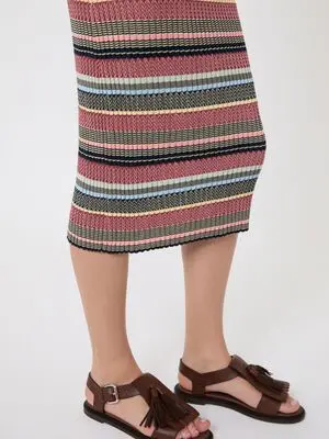 Max Mara Viscose Yarn Midi Dress