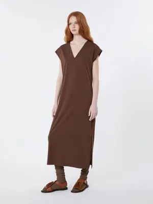 Max Mara Milano Jersey Dress - Chocolate