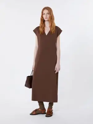 Max Mara Milano Jersey Dress - Chocolate