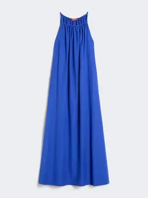 Max Mara Cotton Poplin Maxi Dress - Navy