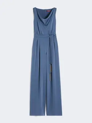 Max Mara Lightweight Satin Jumpsuit - Avio
