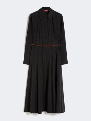 Max Mara Long Poplin Shirt Dress - Black