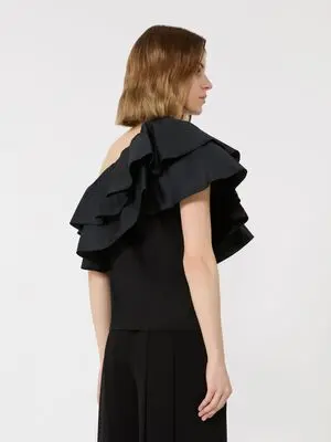 Max Mara Cotton Jersey Couture Top