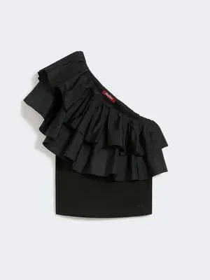 Max Mara Cotton Jersey Couture Top