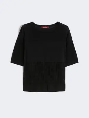Max Mara Viscose Yarn Jumper - Black