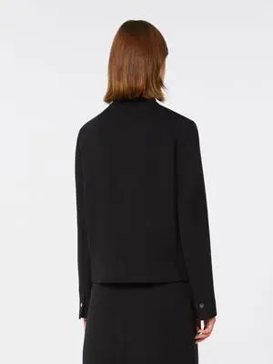 Max Mara Scuba Jersey Biker Jacket