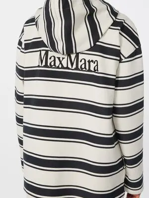 Max Mara Striped Scuba Jersey Sweatshirt