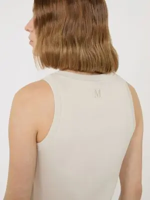 Max Mara Cotton Blend Jersey Top