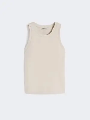 Max Mara Cotton Blend Jersey Top