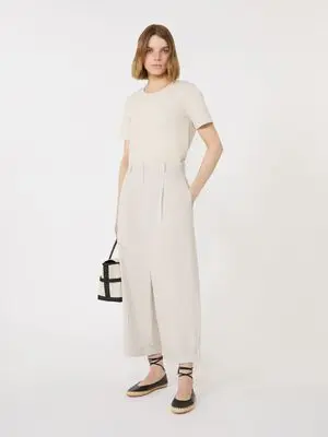 Max Mara Scuba Jersey T-shirt - Beige