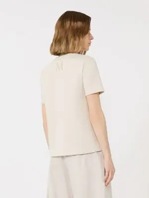 Max Mara Scuba Jersey T-shirt - Beige