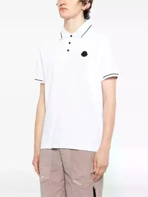 Moncler Logo-patch Polo Shirt