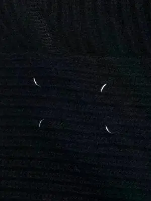 MAISON MARGIELA Wool Scarf - Blue