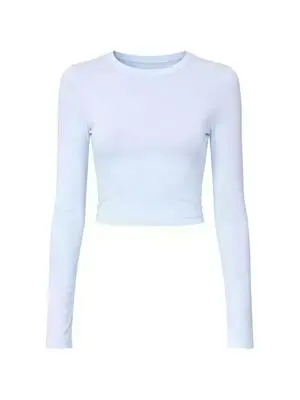 Enza Costa Long-sleeve Crop Top