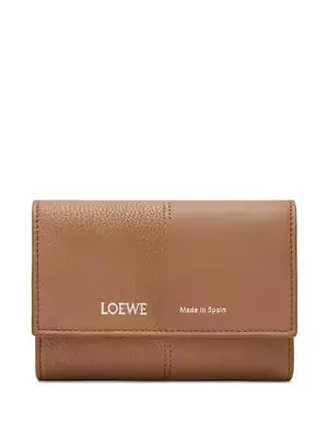 Loewe Textured Panel Wallet - Neutrals