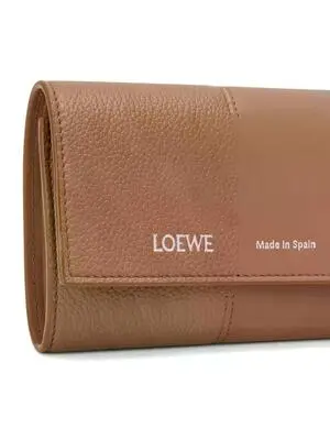 Loewe Textured Panel Wallet - Neutrals