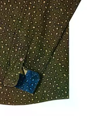 Paul Smith Animal' Print Corduroy Button-down Shirt