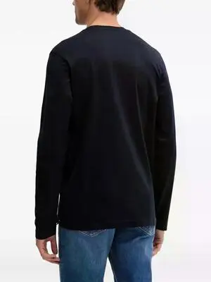 Paul & Shark Shark-motif Long-sleeve T-shirt - Blue