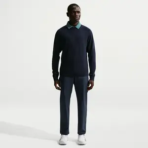 Nike Tailored Performance Crew-neck Golf Top - Blue