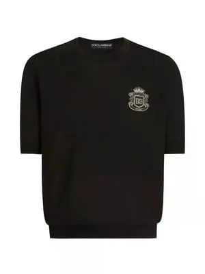 Dolce & Gabbana Crest Crew-neck T-shirt