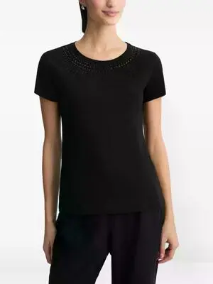 Liu Jo Embellished Crew-neck T-shirt - Black