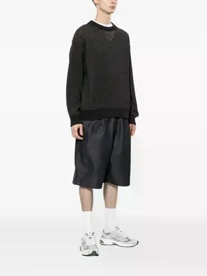 Comme Des Garçons Chunky Long Sleeve Sweater - Blue