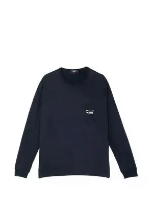 Comme Des Garçons Logo-print T-shirt - Blue