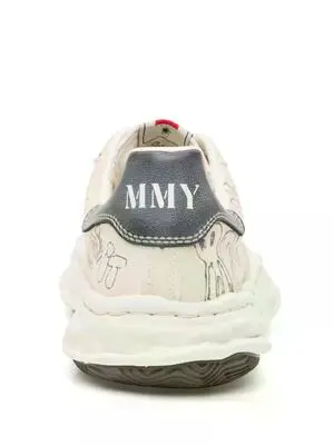 Mihara Yasuhiro Graphic-print Low-top Sneakers - Grey