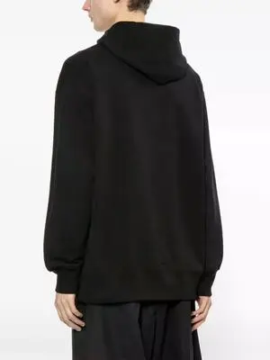 Comme Des Garçons Logo-print Hoodie - Black