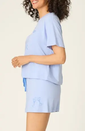 PJ Salvage Softee Short Pajamas - Cornflower