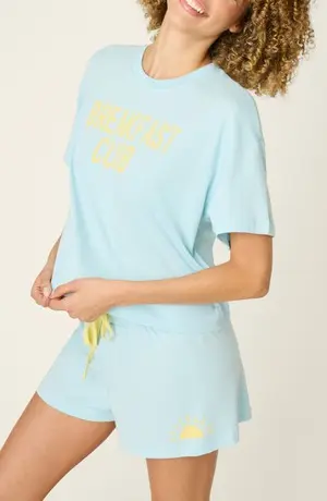 PJ Salvage Softee Short Pajamas - Light Blue