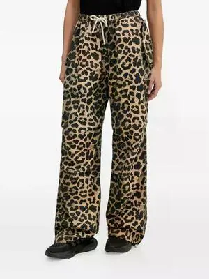 P.E Nation Leopard Print Drawstring Trousers
