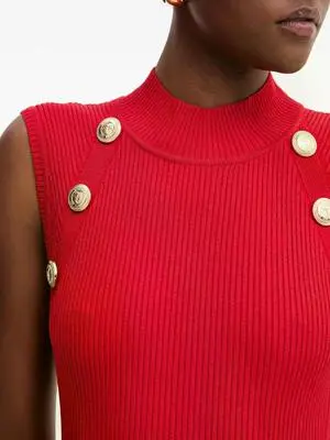 Retrofete Button-detailed Midi Dress