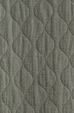 Bagatelle Quilted Cotton-seersucker Shirt Jacket - Moss