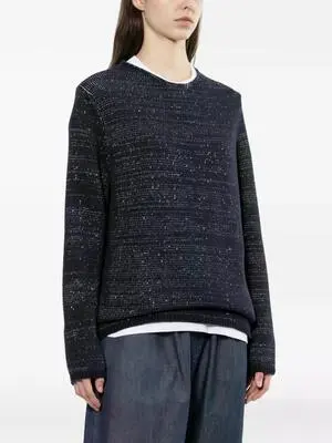 Comme Des Garçons Speckled Long-sleeve Jumper