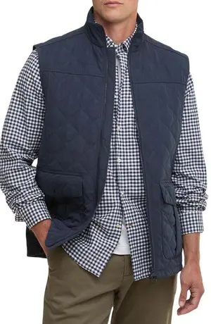 Barbour Quilted Vest - Navy
