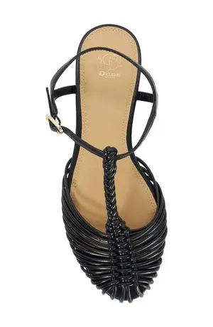 Dune London Harmoni Ankle Strap Sandal - Black