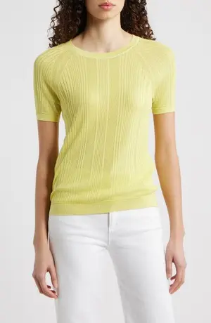 Rag & Bone Teresa Rib T-shirt - Endive