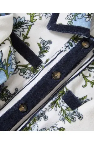 Veronica Beard Novelle Floral Cropped Cardigan