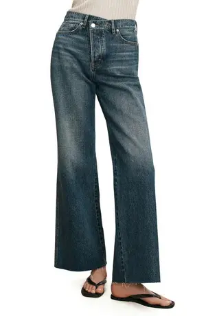 Veronica Beard Taylor High-waist Ankle Wide-leg Jeans - City Lights
