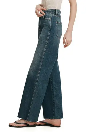 Veronica Beard Taylor High-waist Ankle Wide-leg Jeans - City Lights