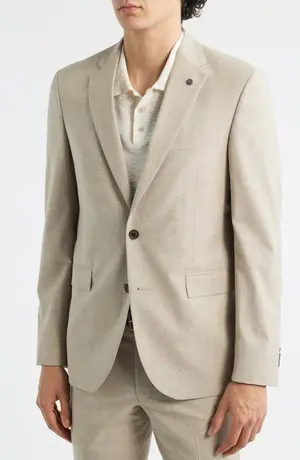 ALLSAINTS Ross Slim Fit Suit - Sand