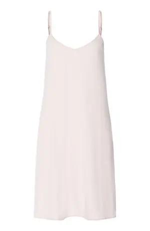 Hanro Cotton & Silk Spaghetti Gown - Honeydew