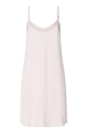Hanro Cotton & Silk Spaghetti Gown - Honeydew