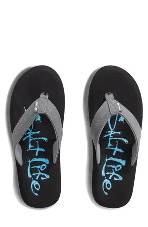 SALT LIFE Skiff Flip Flop - Black