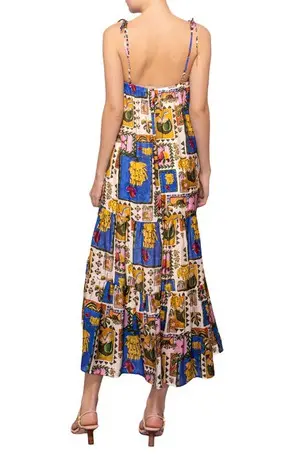 MELLODAY Trapeze Maxi Sundress