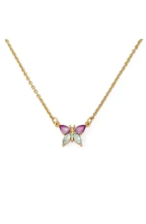 Kurt Geiger Butterfly Pendant Necklace