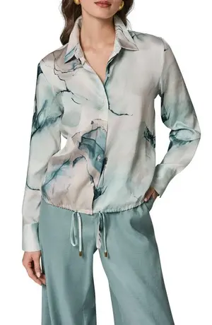 Donna Karan New York Tie Detailed Tops