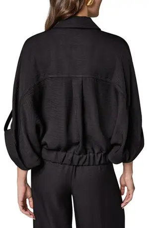 Donna Karan New York Dolman Sleeve Button-up Top