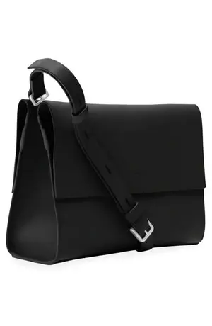 Écotorie Betty Leather Crossbody Bag - Black